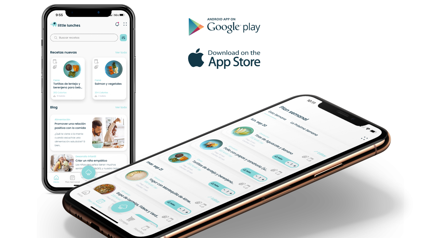 Presentamos la app de Little Lunches: planificación familiar más fácil