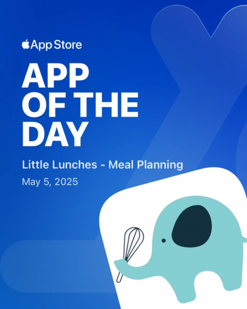 Little Lunches Named App of the Day in 106 Countries